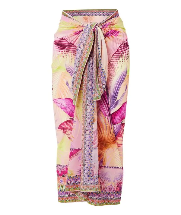 Camilla Printed Voile Pareo