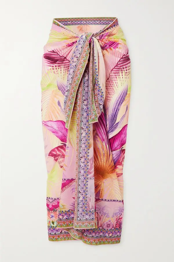 Camilla Printed Voile Pareo