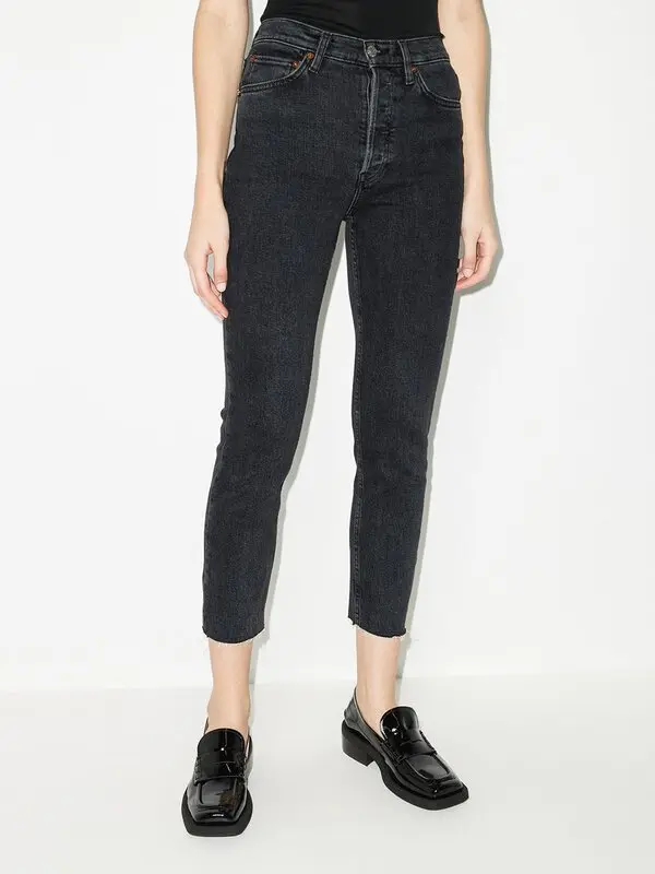 RE/DONE 90s High-rise Cropped Jeans