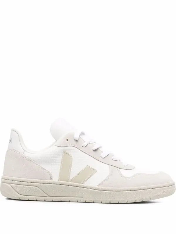 VEJA V-10 Mesh Low-top Sneakers - White