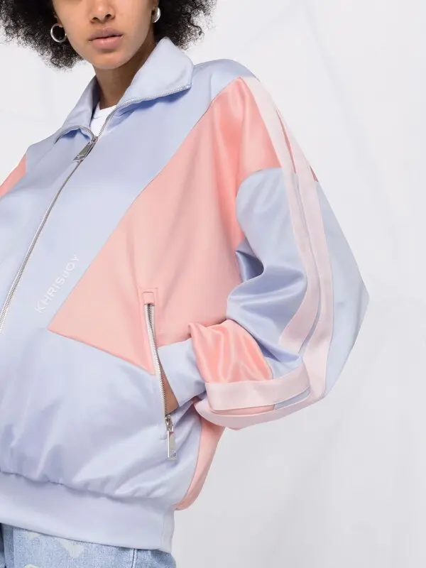 Khrisjoy Colour-block Track Jacket - Purple