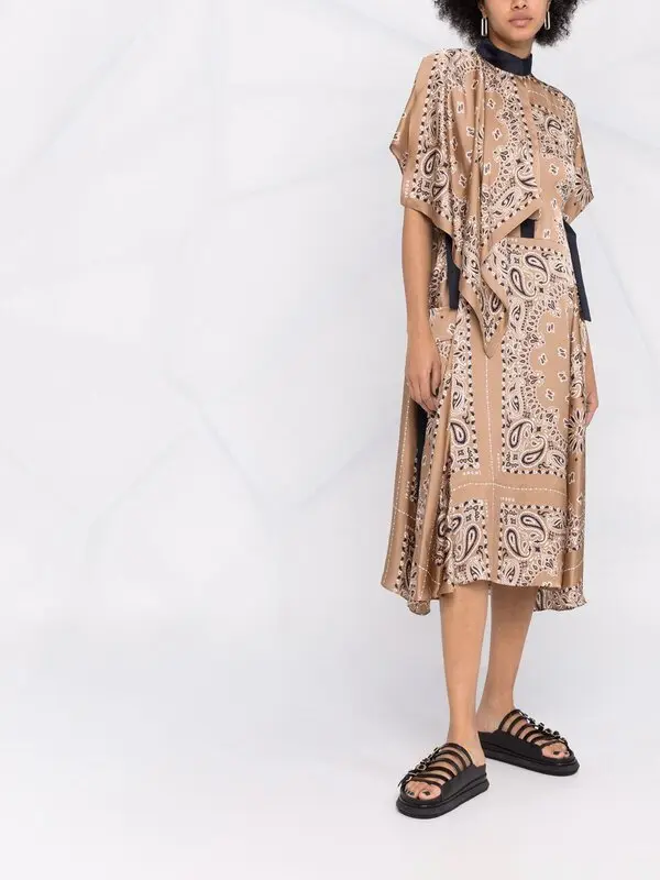 a line midi dress sleeveless Passionate Flame Sleeveless A-line Midi Dress Beige