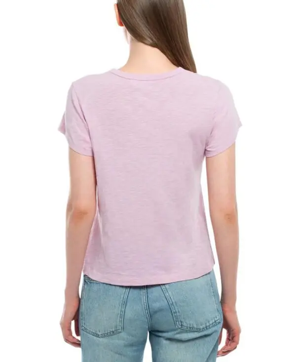 WILT CLOTHING Shrunken Crewneck T-shirt - Mauve Mist