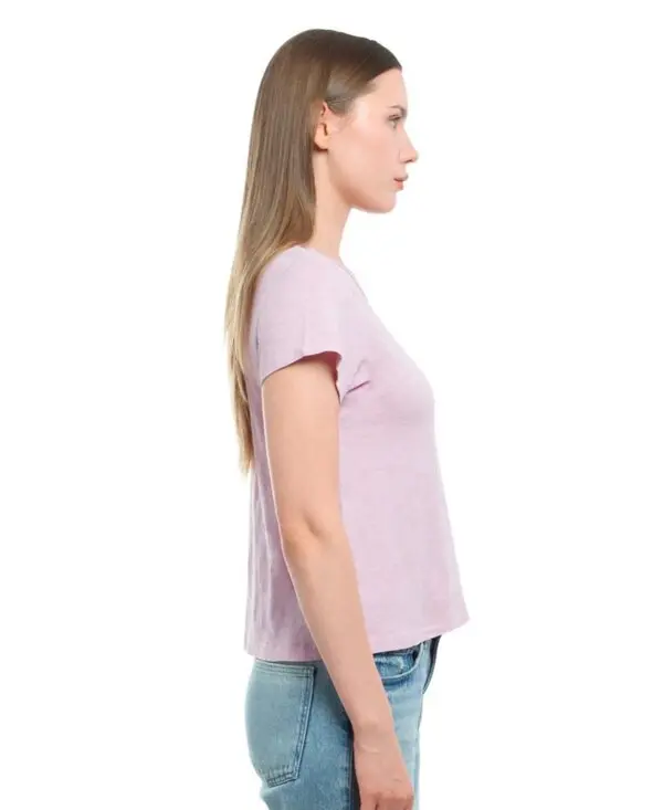 WILT CLOTHING Shrunken Crewneck T-shirt - Mauve Mist