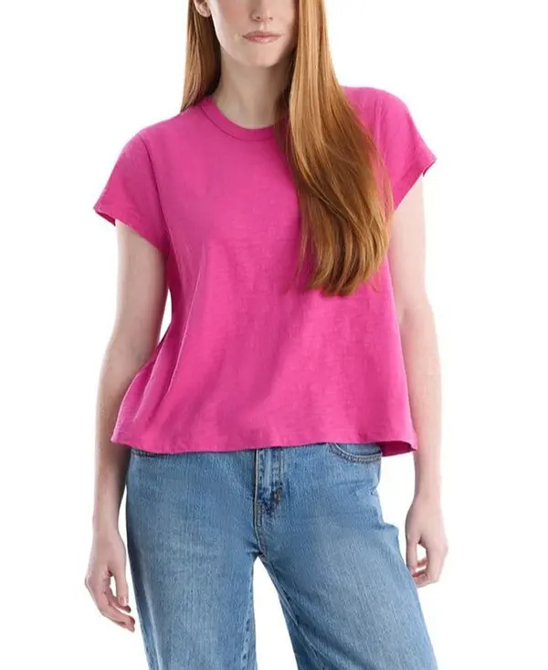 WILT CLOTHING Shrunken Crewneck T-shirt - Rose Violet