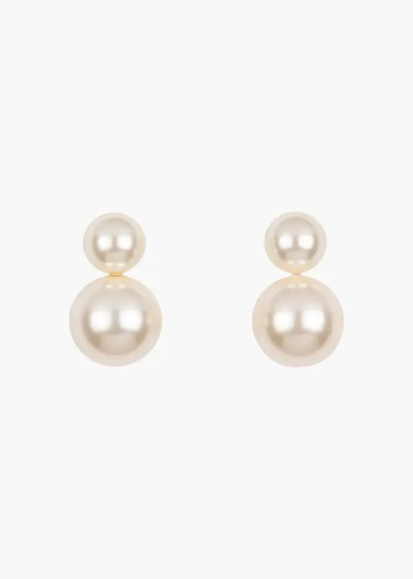 JENNIFER BEHR Iris Earrings - Pearl