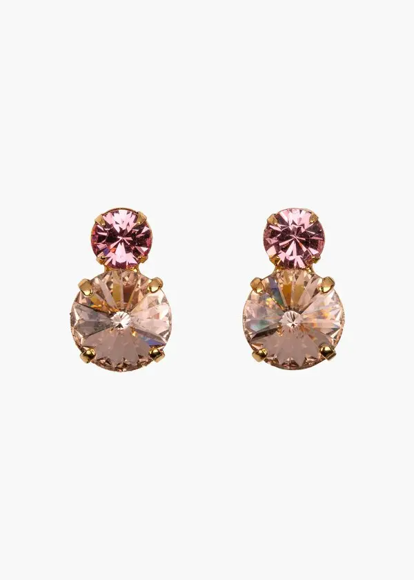 JENNIFER BEHR Myrla Earrings - Rose Quartz