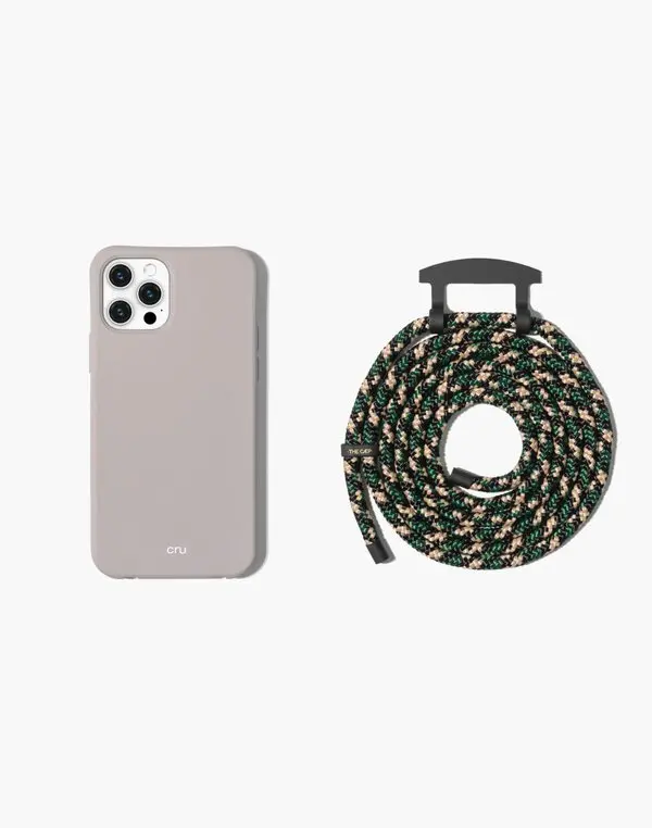 Madewell The Caep Crossbody Phone Case In Cloud And Chasm