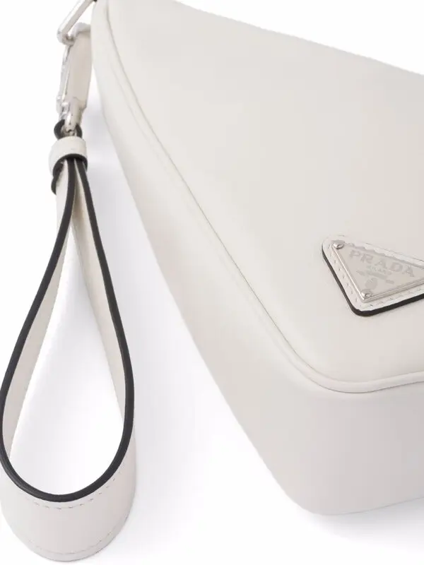 Prada Leather Triangle Pouch