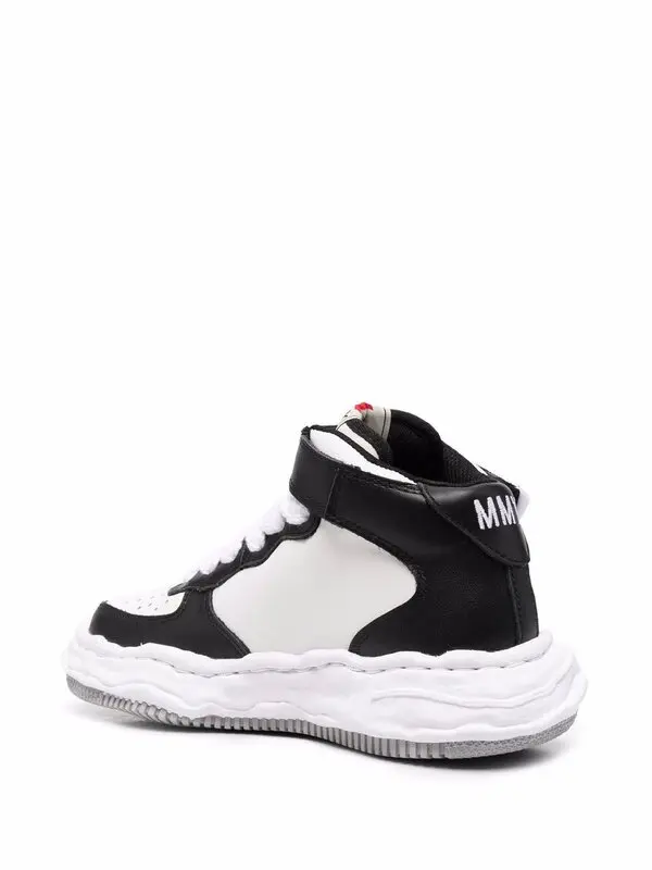 Mihara Yasuhiro Embroidered Logo Hi-top Sneakers - White