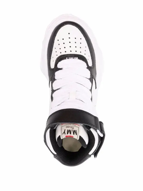 Mihara Yasuhiro Embroidered Logo Hi-top Sneakers - White