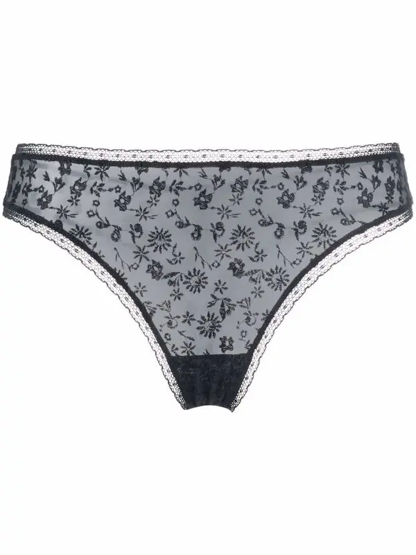 ERES Sincere Floral Thong - Blue