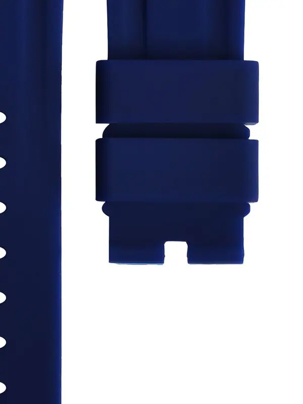 HORUS WATCH STRAPS 24mm Rubber Watch Strap - Blue