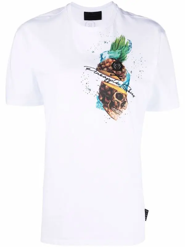 Philipp Plein Pineapple Skies T-shirt - White