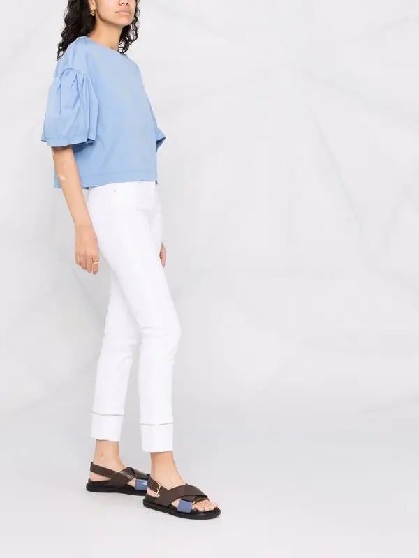 Fabiana Filippi Cropped Slim-fit Jeans