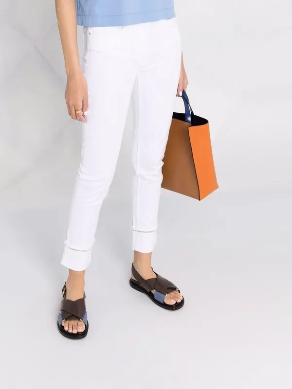 Fabiana Filippi Cropped Slim-fit Jeans