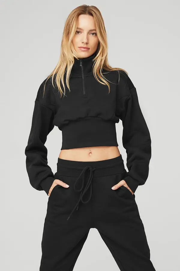 Alo Yoga Vixen Fleece 1/4 Zip Sweatshirt