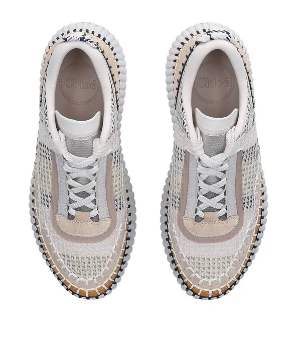 Chloé Nama Runner Sneakers - Beige