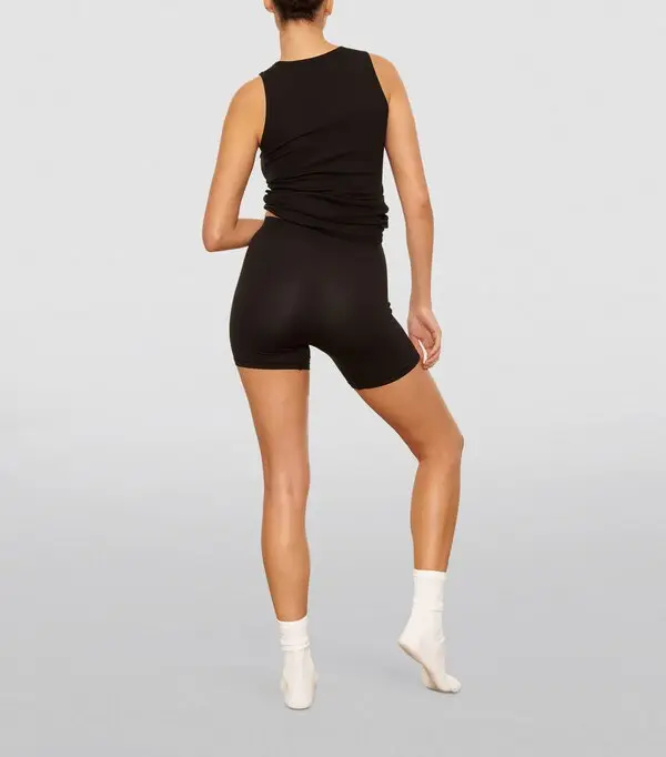 SKIMS Boyfriend Boxer Shorts - Black