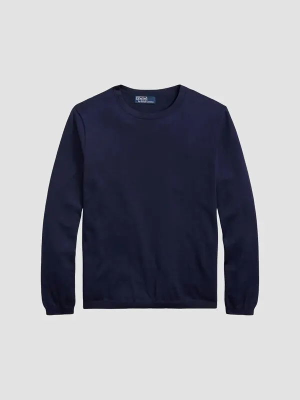Polo Ralph Lauren Cotton Crewneck Sweater - Blue
