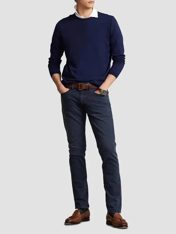 Polo Ralph Lauren Cotton Crewneck Sweater - Blue