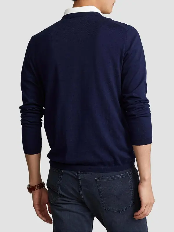 Polo Ralph Lauren Cotton Crewneck Sweater - Blue