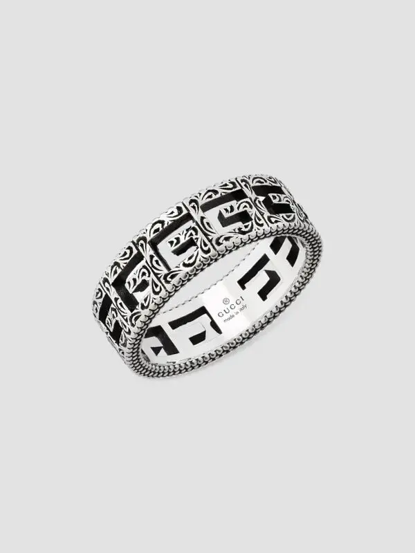 Gucci G Cube Sterling Ring - Silver