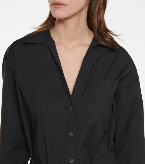 Veronica Beard Roanoke Poplin Shirt Dress
