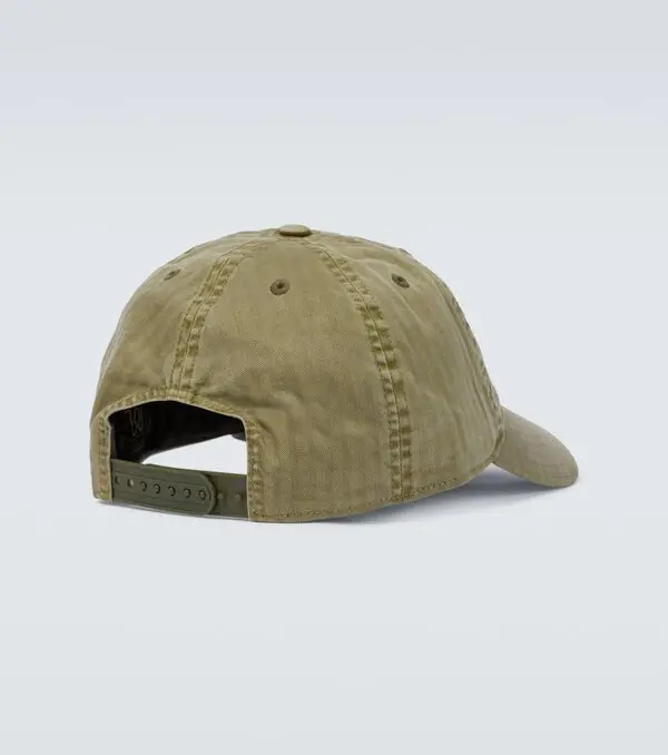 Ralph Lauren Embroidered Cotton Cap - Green