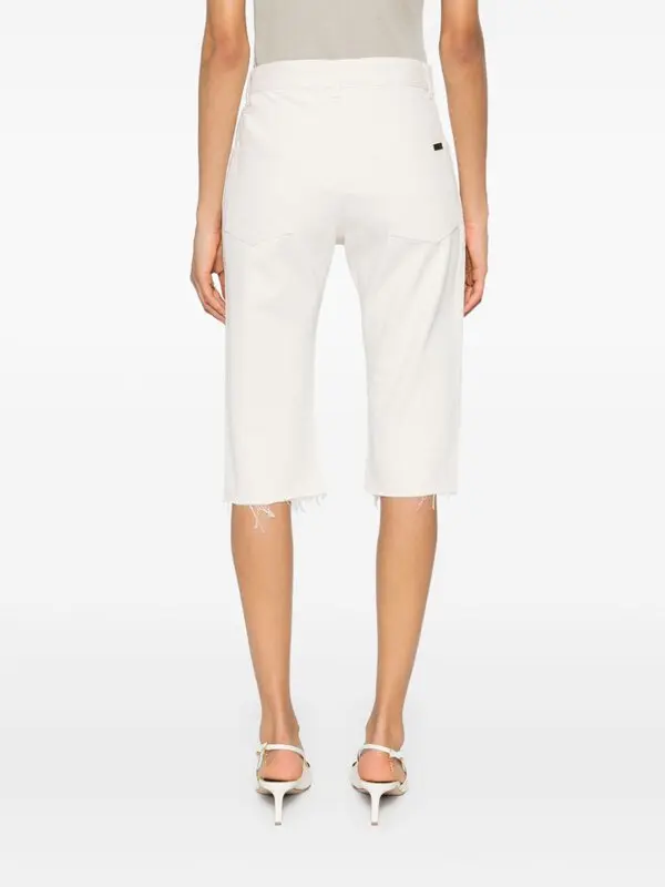 Saint Laurent Denim Shorts - White