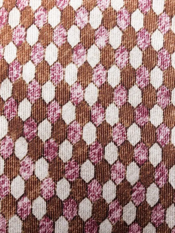 Tagliatore Geometric-print Silk Neck Tie