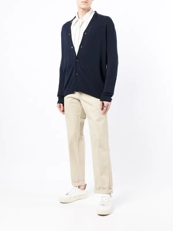 Pringle Of Scotland Button-down Cashmere Cardigan - Blue