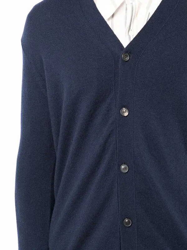 Pringle Of Scotland Button-down Cashmere Cardigan - Blue