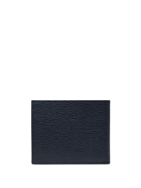 FERRAGAMO Gancini Leather Wallet - Blue