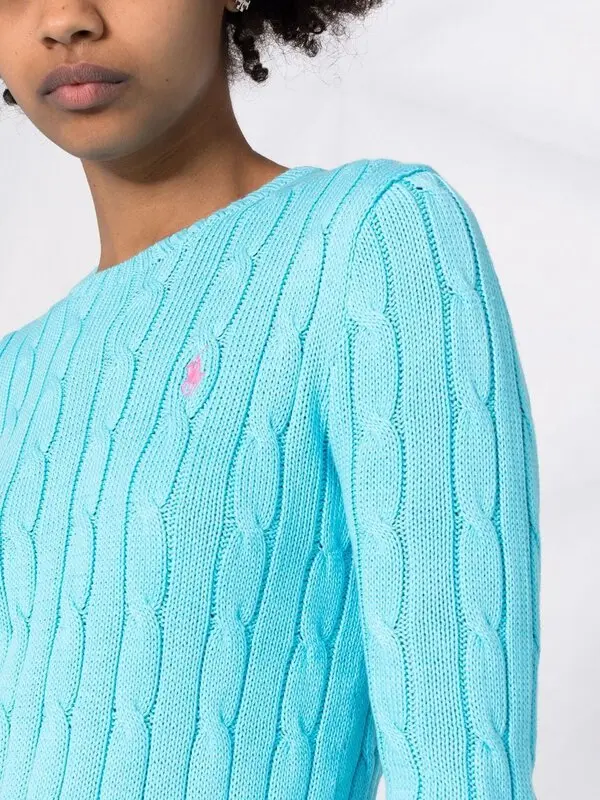 Polo Ralph Lauren Cable Knit Jumper - Blue