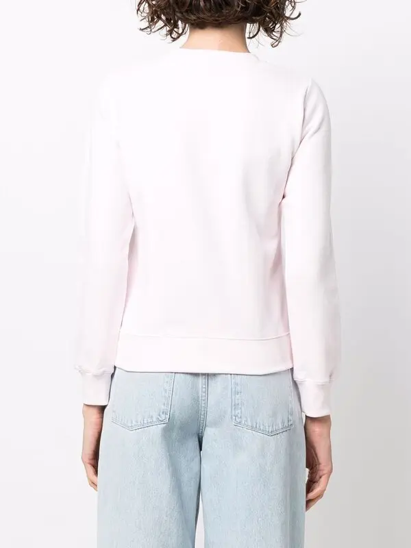 A.p.c. Rue Madame Paris Cotton Sweatshirt - Pink