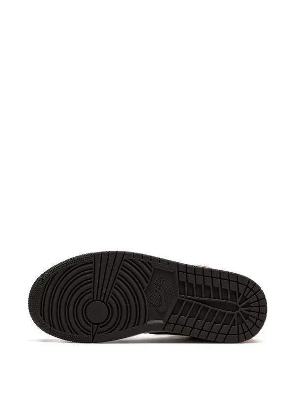 JORDAN Air 1 Mid Se Newsprint Sneakers - Black