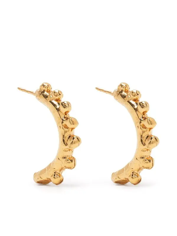 ALIGHIERI The Ancestor Half-hoop Earrings - Gold