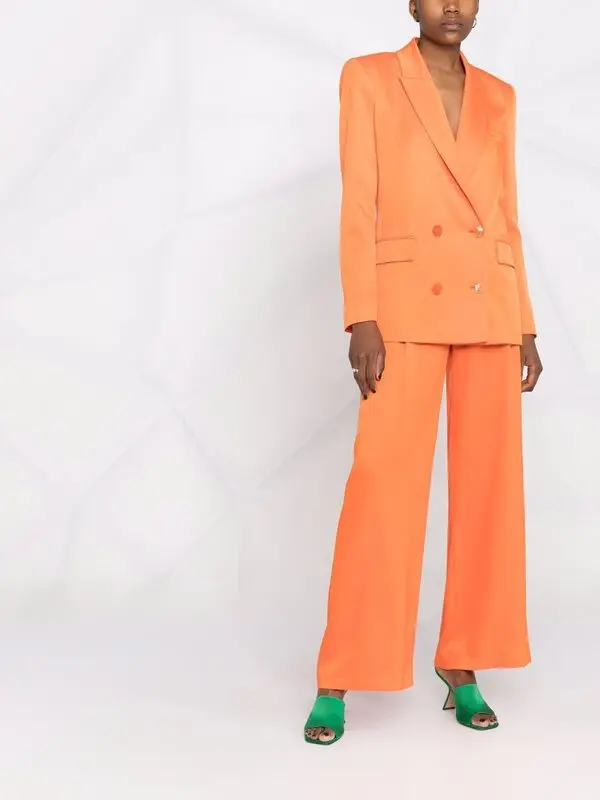 Patrizia Pepe Structured Shoulder Blazer - Orange