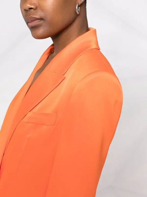 Patrizia Pepe Structured Shoulder Blazer - Orange