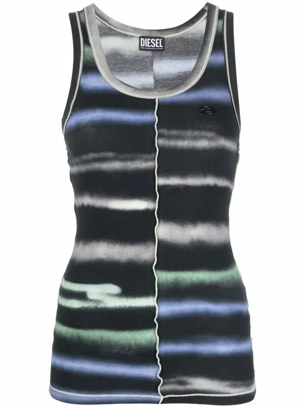 DIESEL® T-ankycut Striped Vest Top