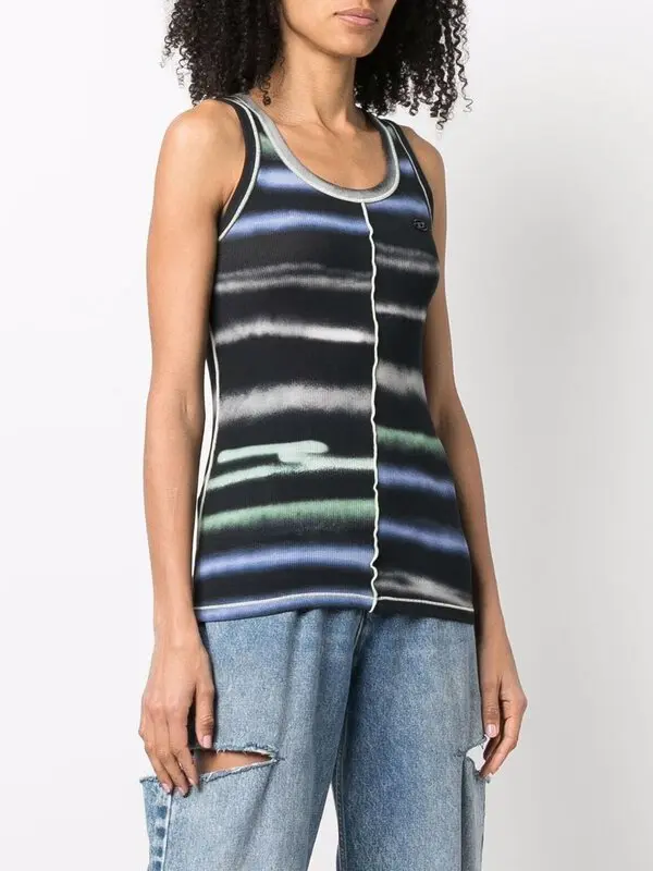 DIESEL® T-ankycut Striped Vest Top