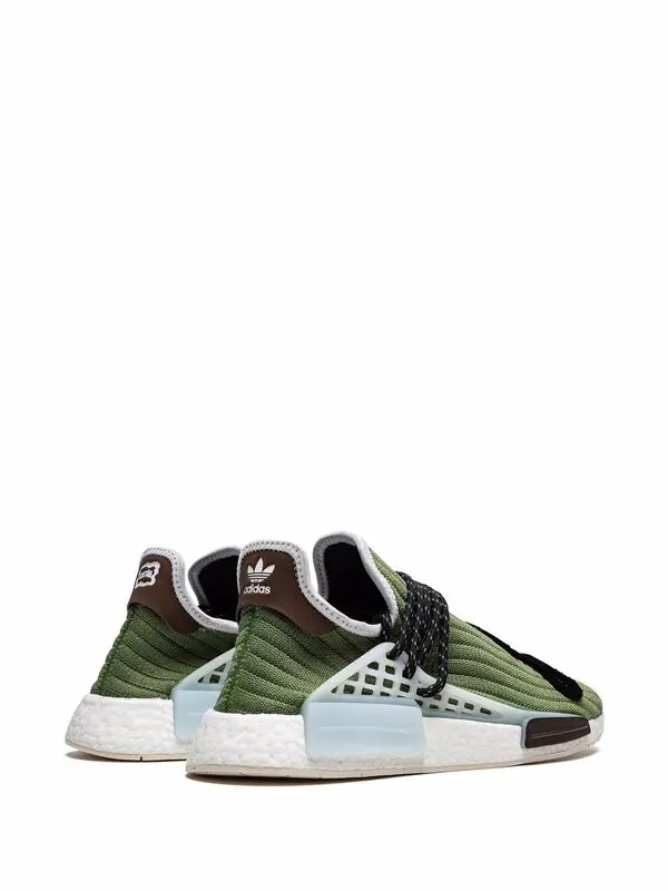 Adidas X Bbc Ice Cream X Pharrell Hu Nmd Running Dog Sneakers In Green |  Editorialist