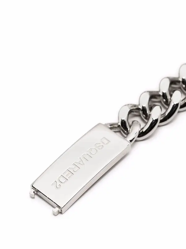 Dsquared2 Logo-plaque Chain Necklace
