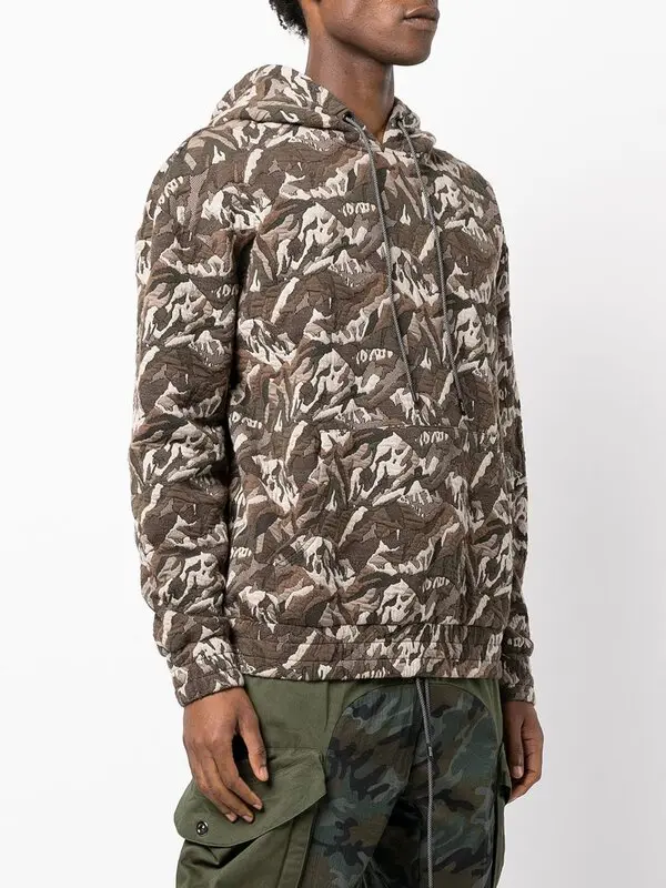 MOSTLY HEARD RARELY SEEN Camouflage Jacquard Stretch-cotton Hoodie