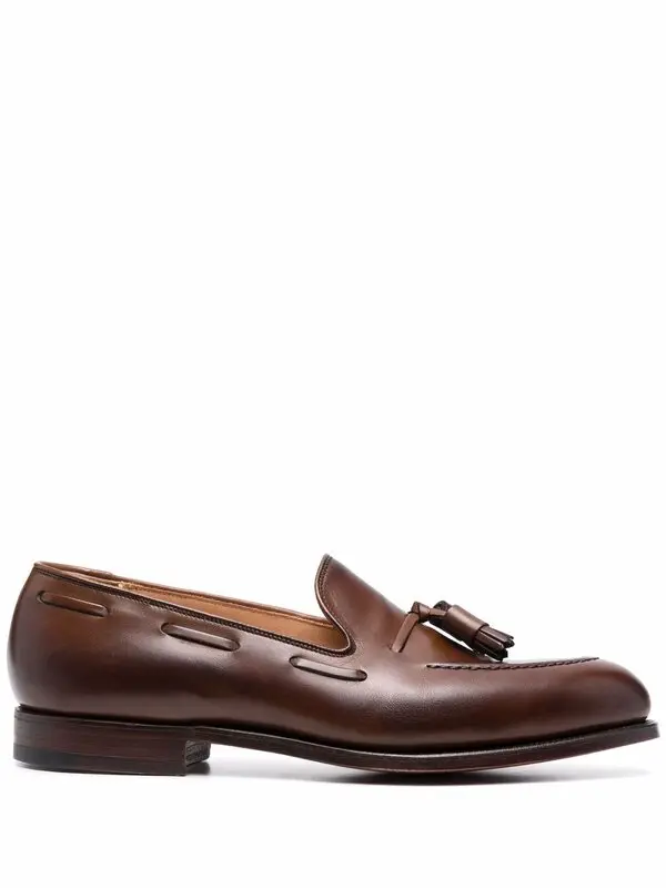 Crockett & Jones Tassel Loafers - Brown