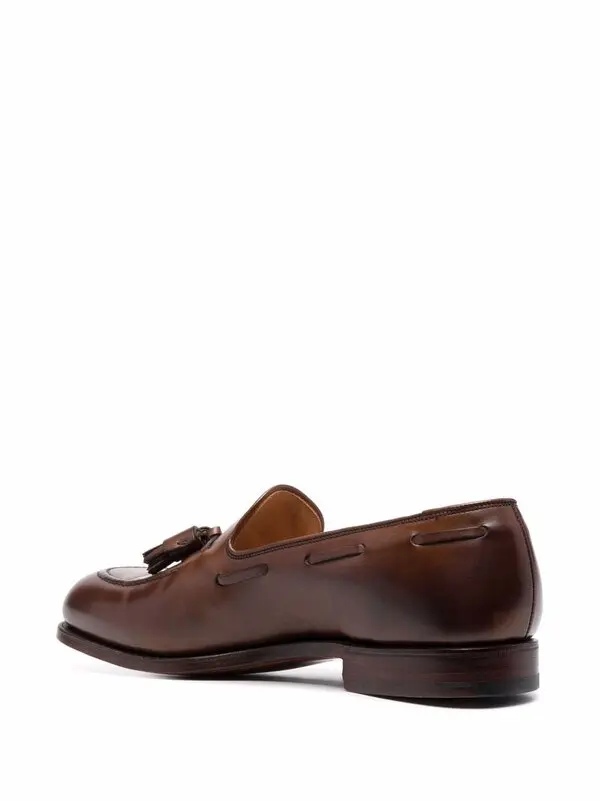 Crockett & Jones Tassel Loafers - Brown