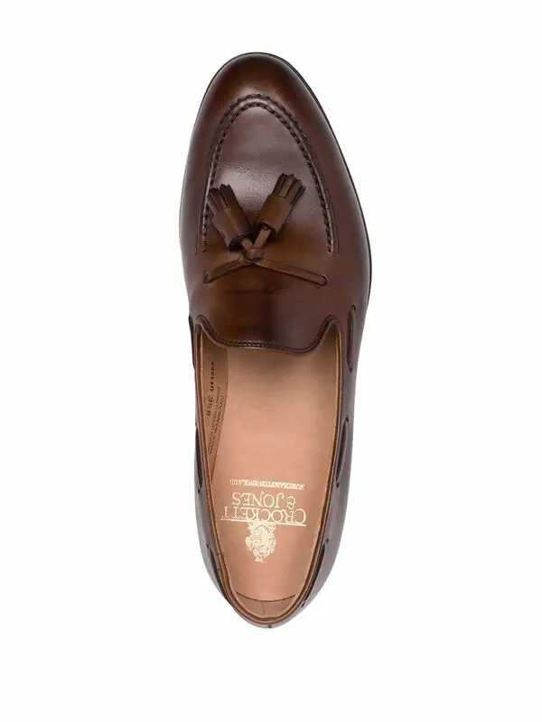 Crockett & Jones Tassel Loafers - Brown