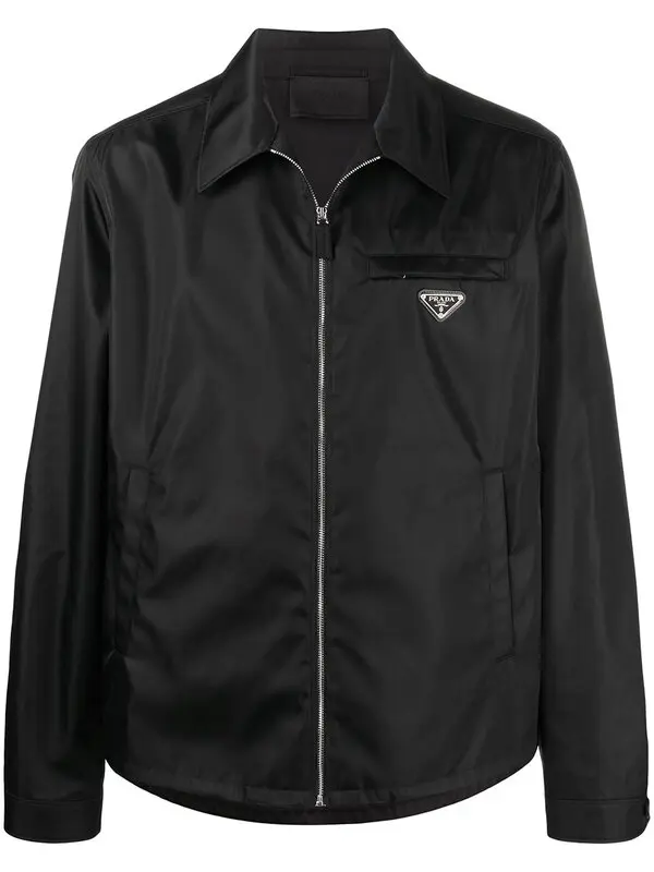 Prada Re-nylon Blouson Jacket - Black