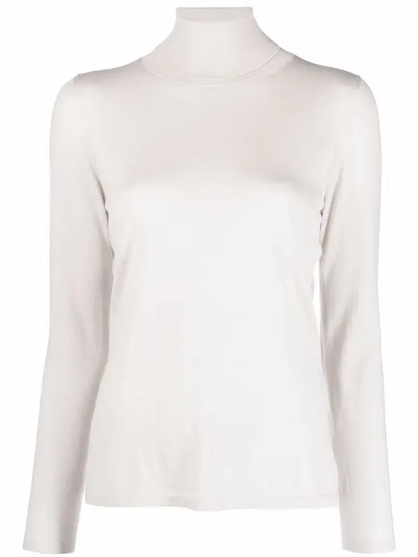 LISKA Fine-knit Roll-neck Jumper